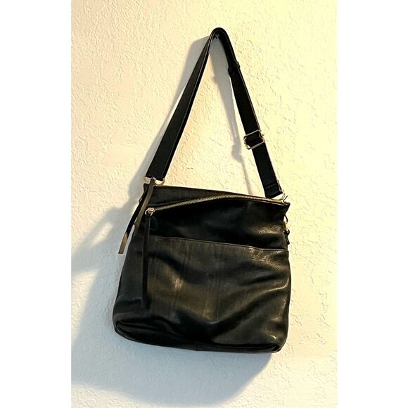 margot | Bags | Margot Crossbody Purse Handbag Super Soft Black Leather ...